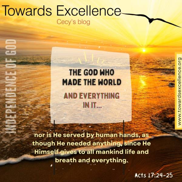 THE ATTRIBUTES OF GOD – Incommunicable Attributes | Towards Excellence